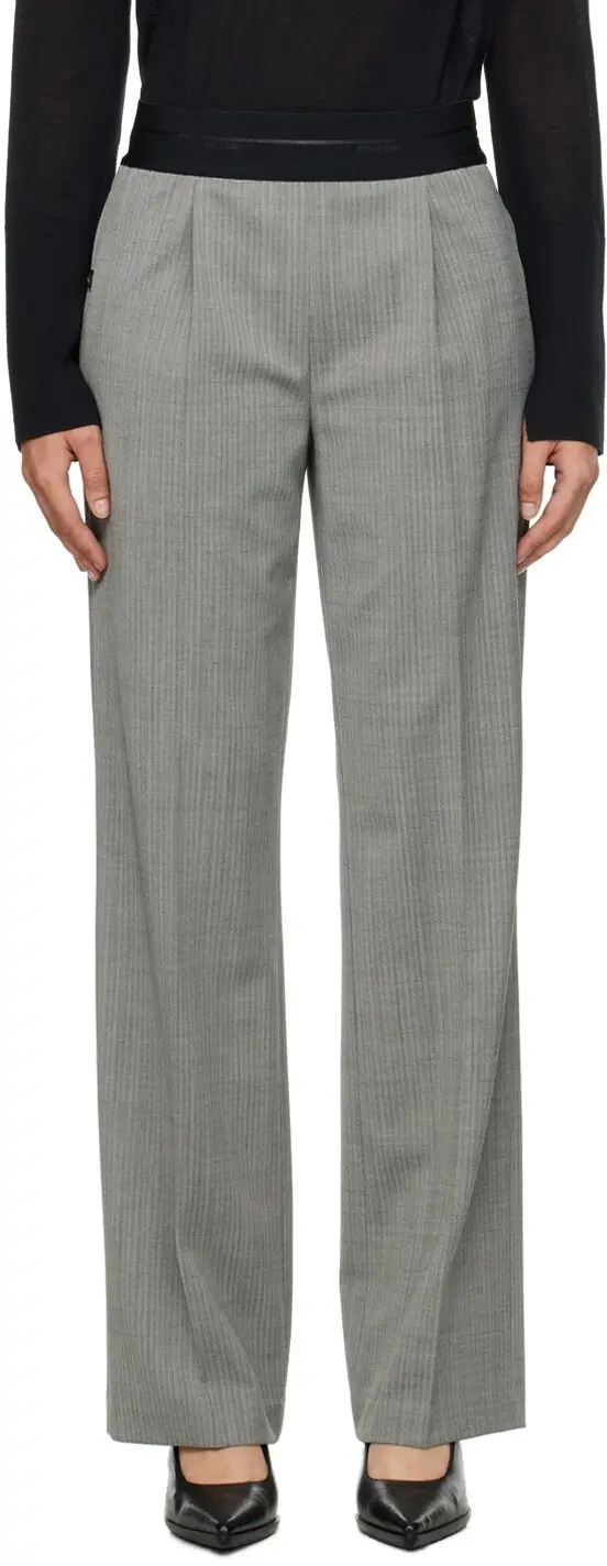 Helmut Lang Logo Band Pull-on Suit Pants