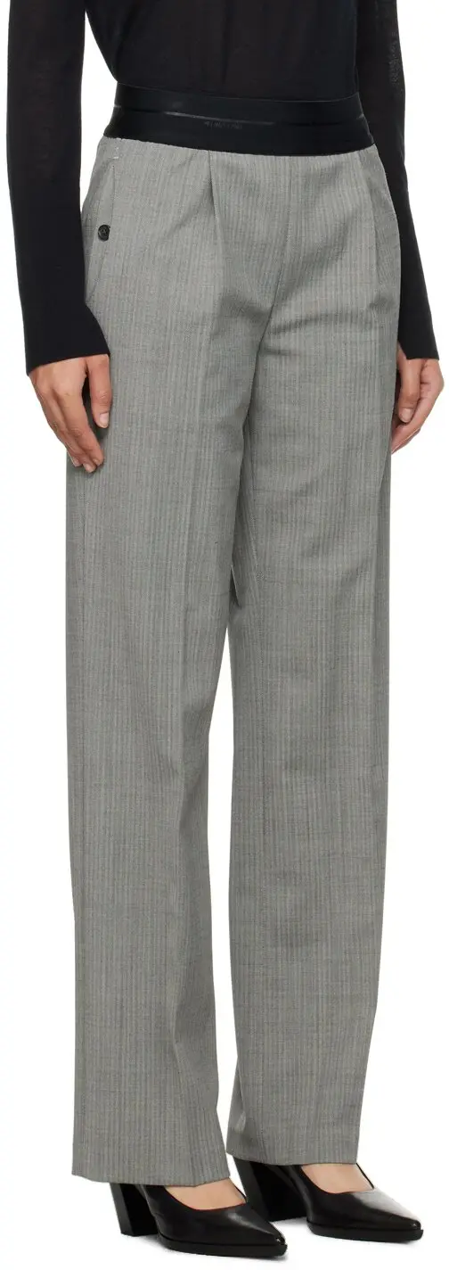 Helmut Lang Logo Band Pull-on Suit Pants