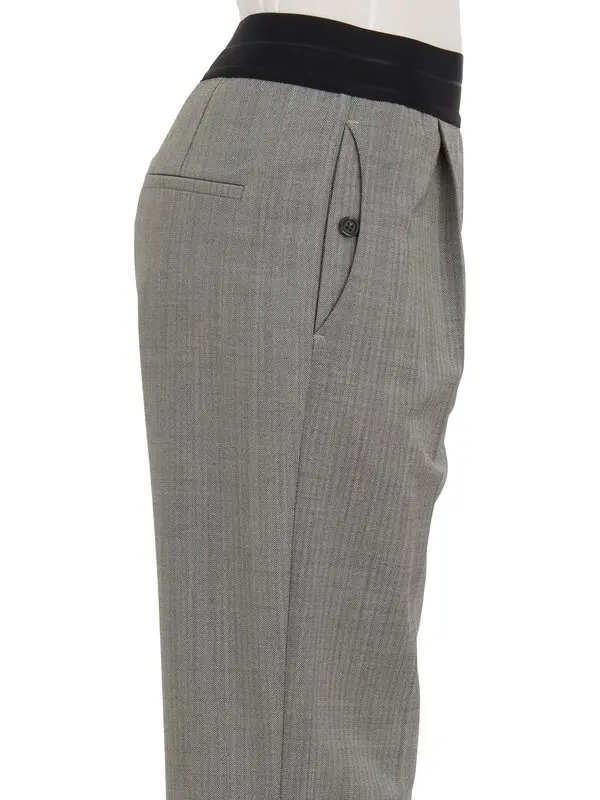 Helmut Lang Logo Band Pull-on Suit Pants