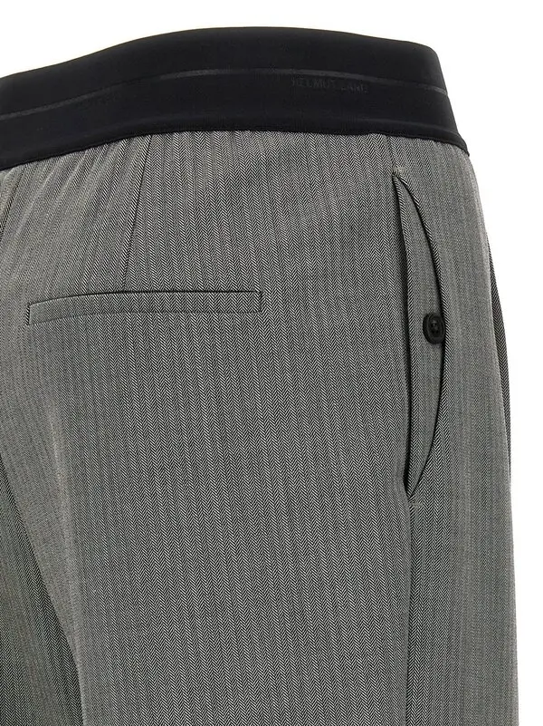 Helmut Lang Logo Band Pull-on Suit Pants