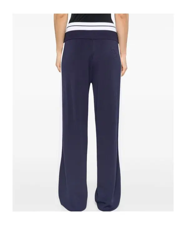 Pinko Logo Waistband Wide-leg Track Pants