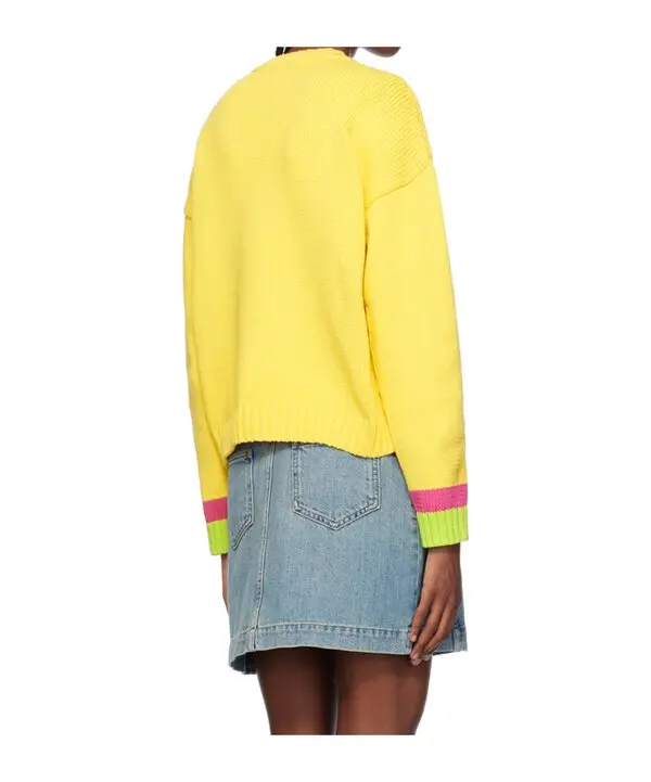 Moschino Long-sleeve Sweater With Graphic Intarsia