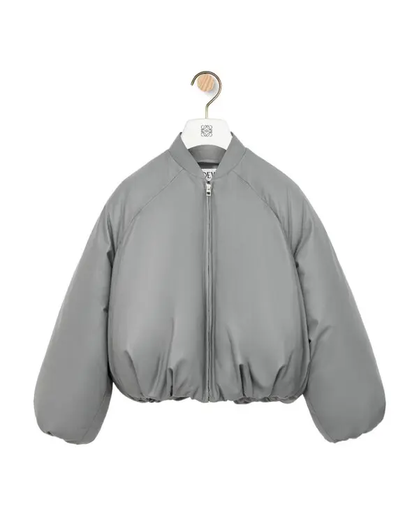 Loewe Padded Bomber Jacket In Nappa Lambskin