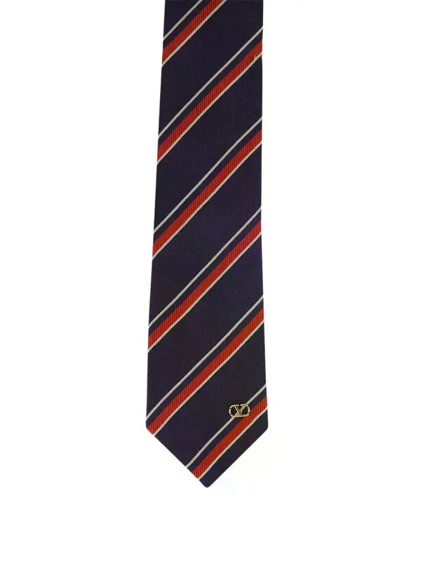 Valentino Garavani Striped Silk Neck Tie