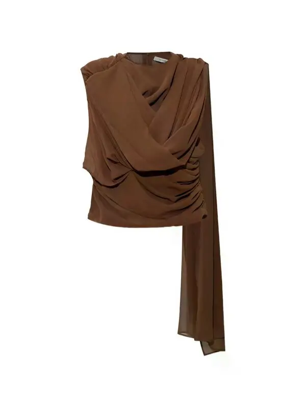 GESTUZ Draped Sleeveless Top