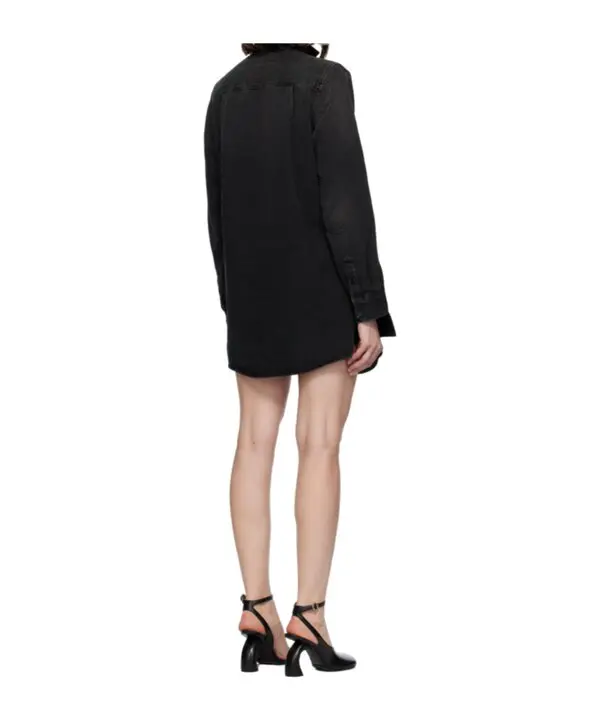 MAISON MARGIELA High-neck Satin Dress