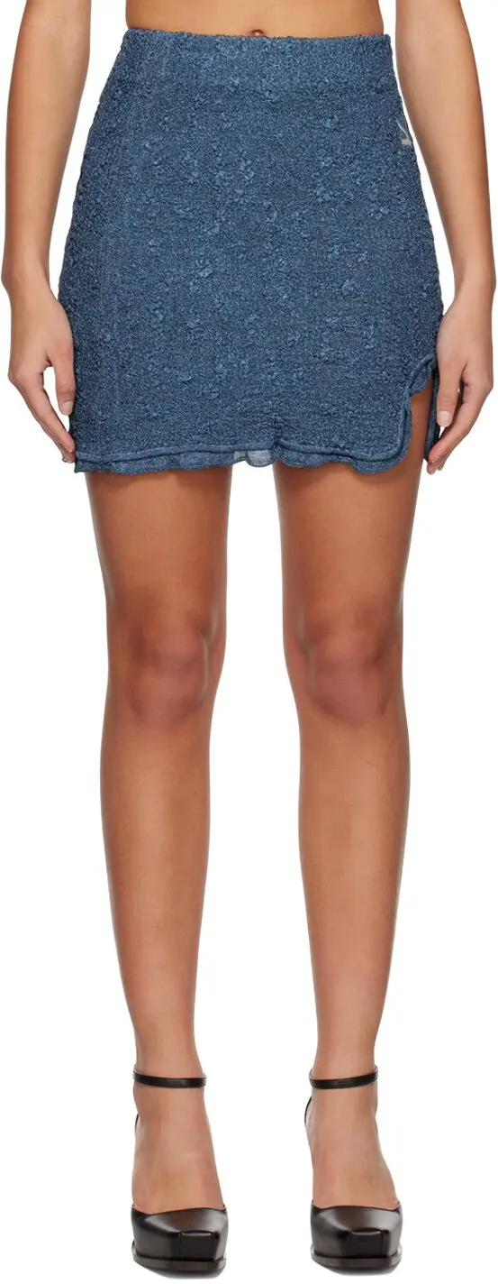 Yuzefi Ruffled Detail Mini Skirt