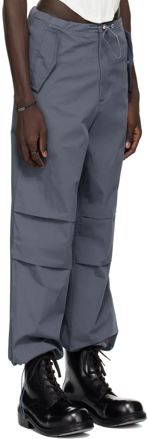 DION LEE Toggle-fastening Wide-leg Trousers