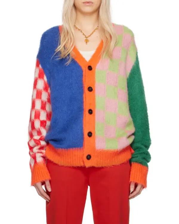 Marni Y-neck Long-sleeved Sweater