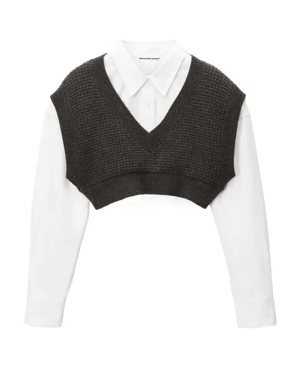 Alexander Wang Layered Knitted Vest