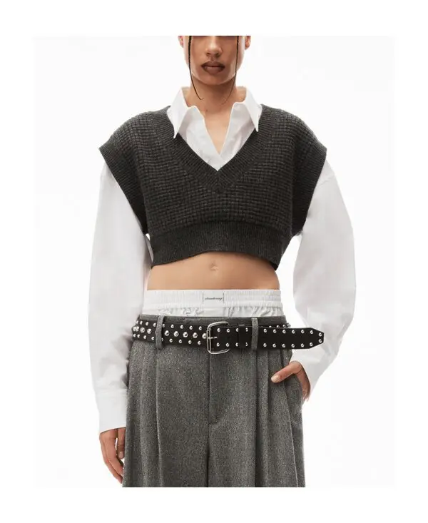 Alexander Wang Layered Knitted Vest
