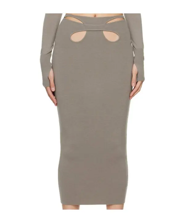 DION LEE Mobius Loop Midi Skirt