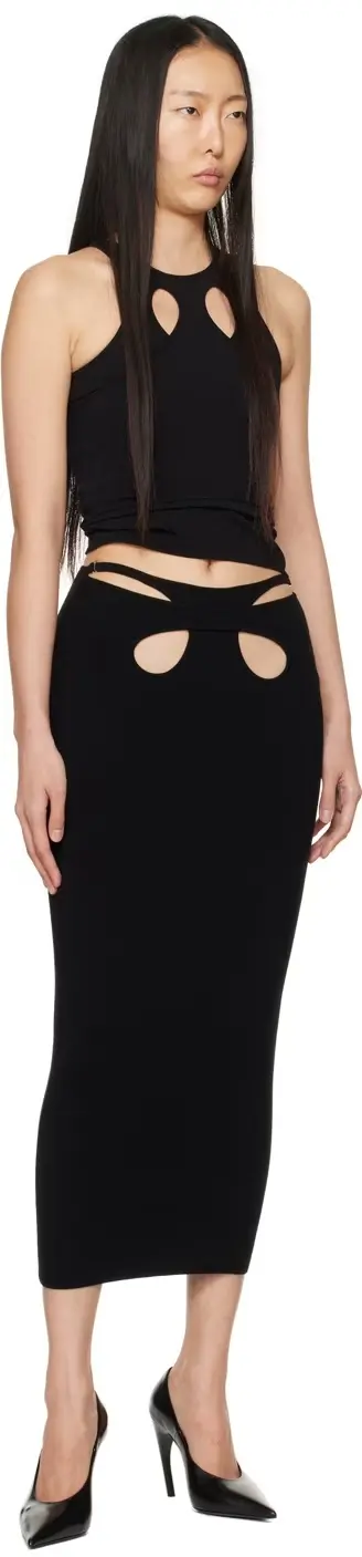 DION LEE Mobius Loop Midi Skirt