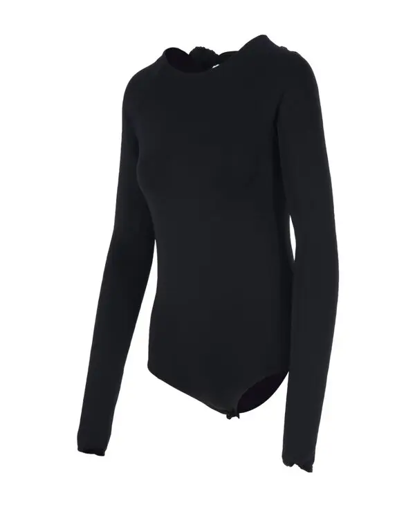 JIL SANDER Open-back Long-sleeved Bodysuit