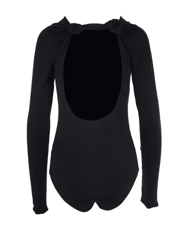JIL SANDER Open-back Long-sleeved Bodysuit