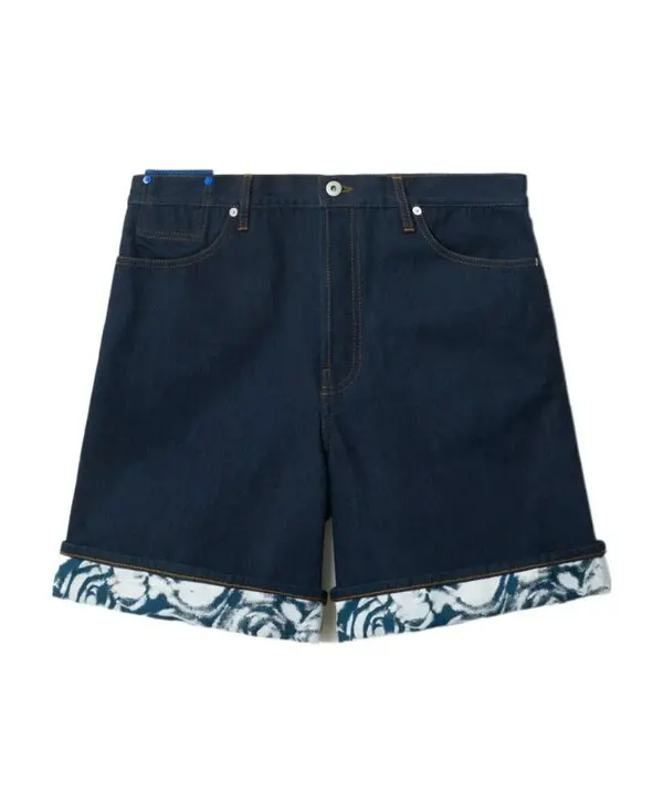 Burberry Heavyweight Denim Turn-up Hem Shorts