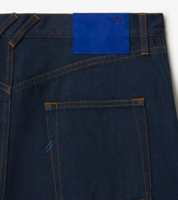 Burberry Heavyweight Denim Turn-up Hem Shorts