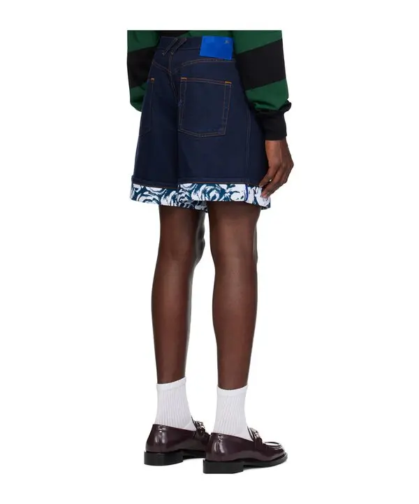 Burberry Heavyweight Denim Turn-up Hem Shorts