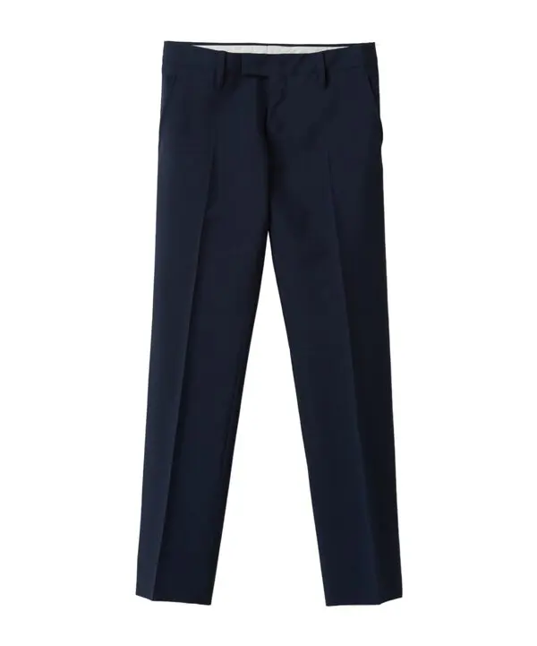 Miu Miu Logo Embroidered Straight Leg Trousers