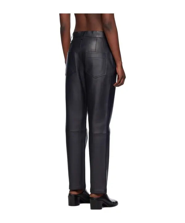 Studio Nicholson Opie Leather Casual Pants