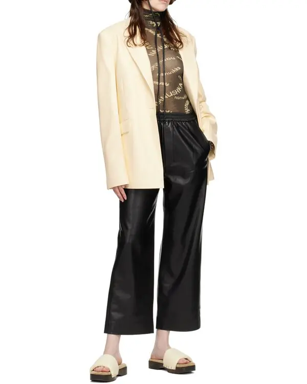 Nanushka Odessa Straight-leg Trousers