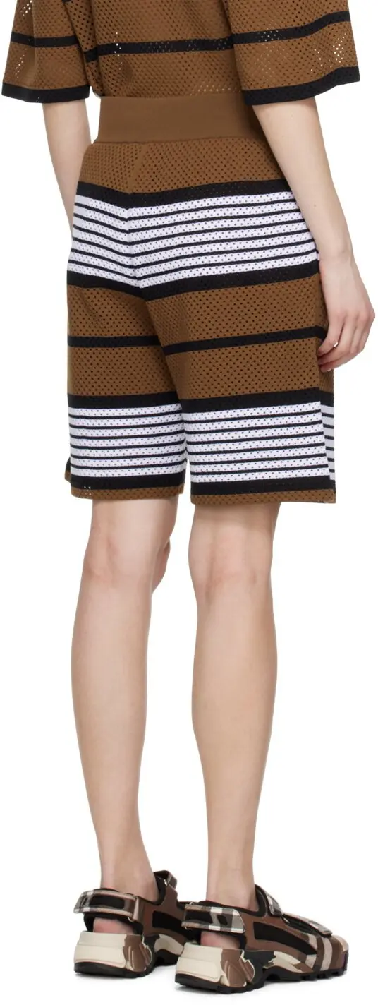 Burberry Striped Knee-length Shorts