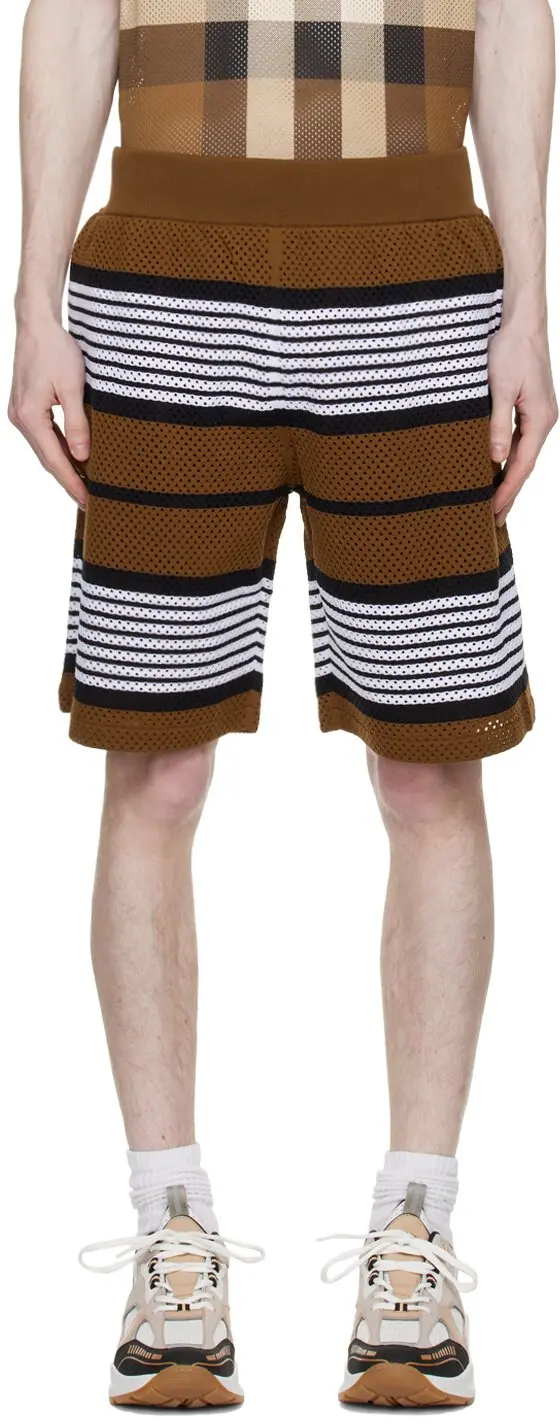Burberry Striped Knee-length Shorts