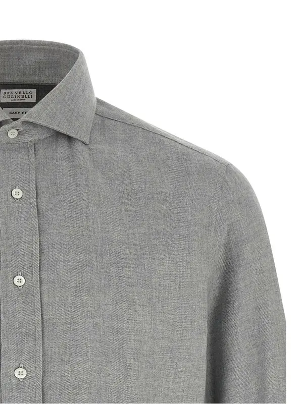 Brunello Cucinelli Long Sleeved Buttoned Shirt