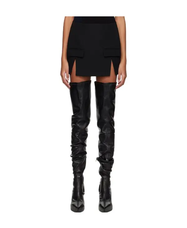 DION LEE Split-hem Mini Skirt
