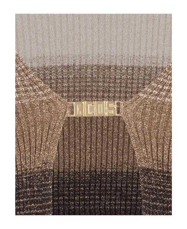 Gcds Striped Knit Cardigan