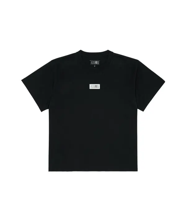 MAISON MARGIELA Numbers Motif-patch Crewneck T-shirt - Black