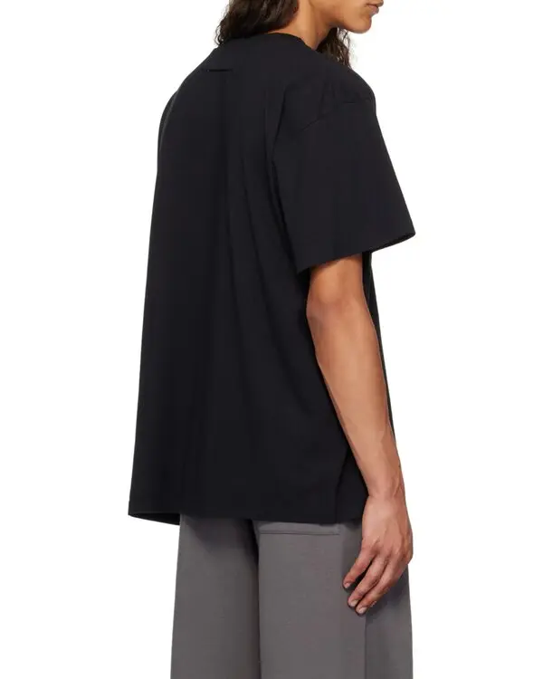 MAISON MARGIELA Numbers Motif-patch Crewneck T-shirt - Black