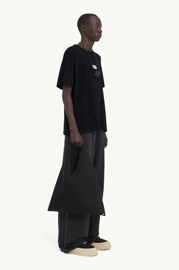 MAISON MARGIELA Numbers Motif-patch Crewneck T-shirt - Black