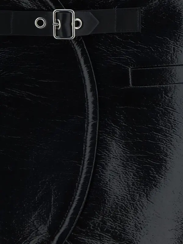 COURREGES Courrèges Ellipse Vinyl Mini Skirt