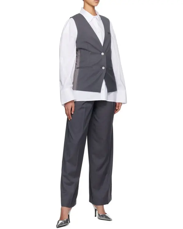 REMAIN BIRGER V-neck Button Vest