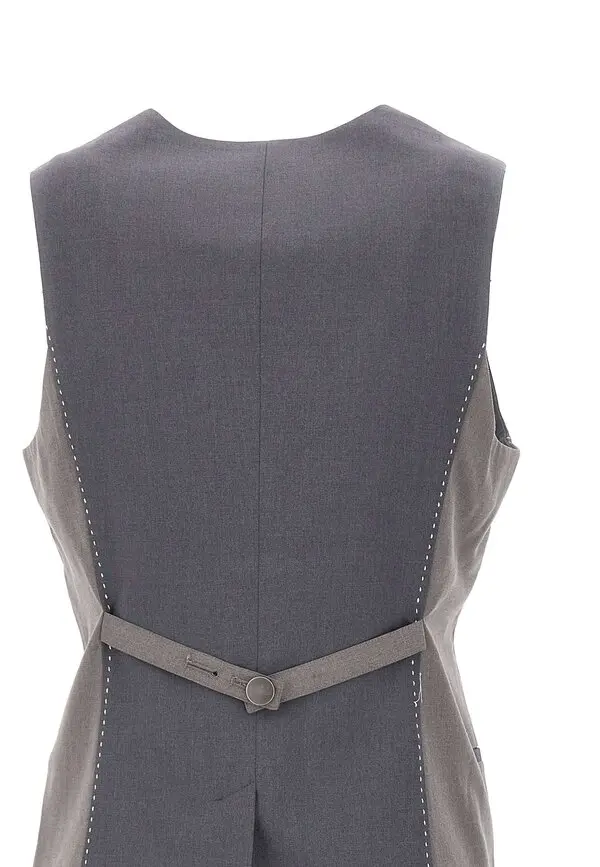 REMAIN BIRGER V-neck Button Vest