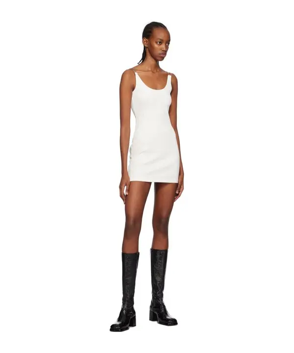 DION LEE Round Neck Backless Dress - Multicolor