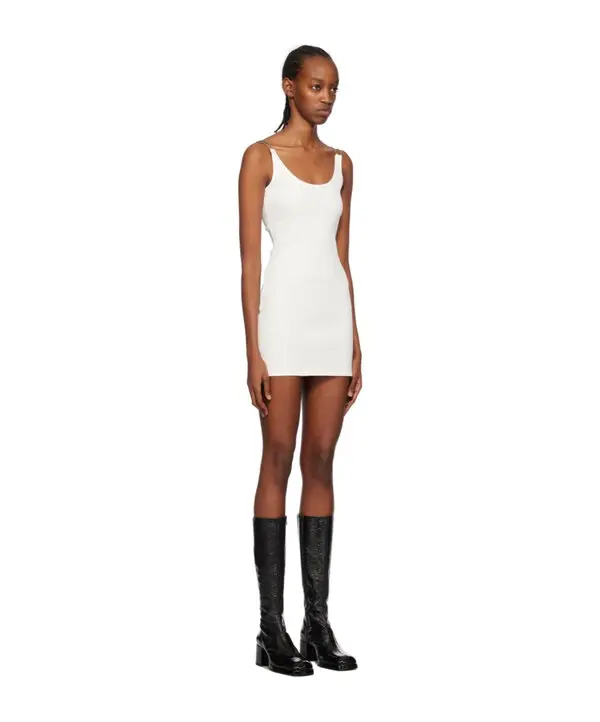 DION LEE Round Neck Backless Dress - Multicolor