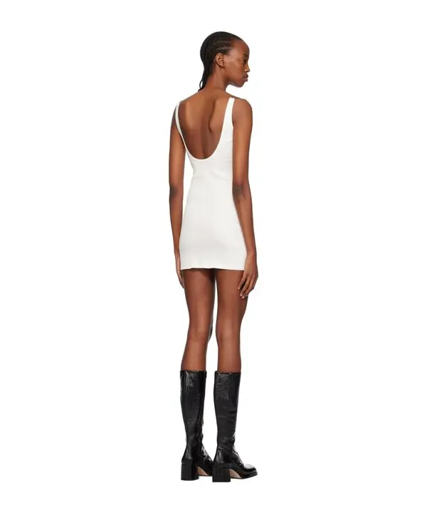 DION LEE Round Neck Backless Dress - Multicolor
