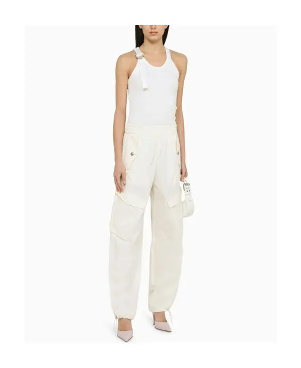 DION LEE Logo Casual Pants
