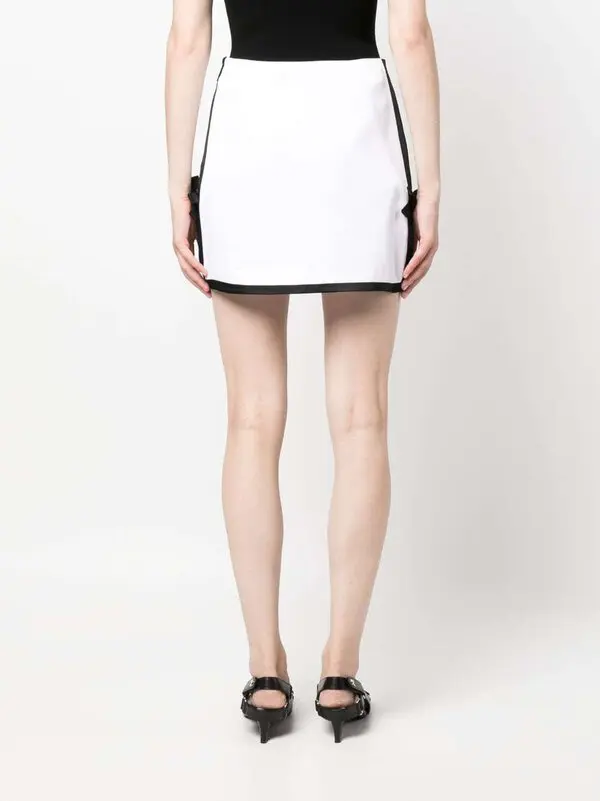 MSGM Bow Detail Slit Skirt