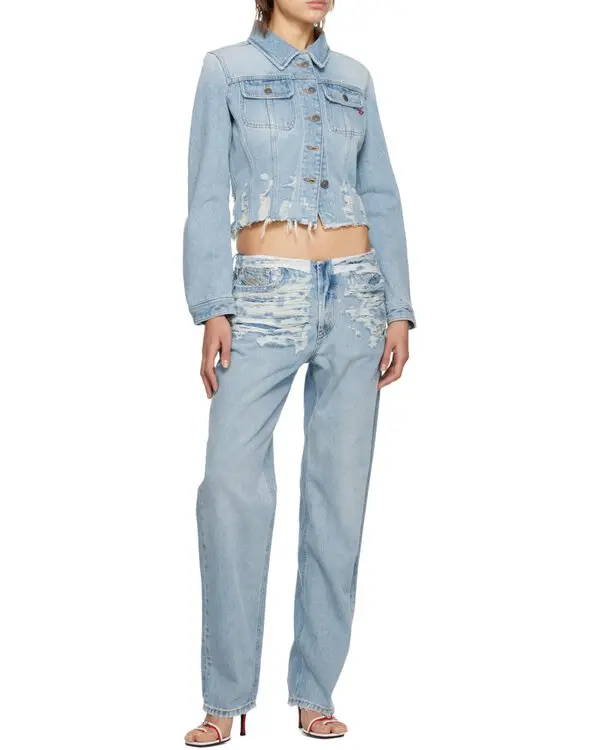 DIESEL® Logo Denim Trousers