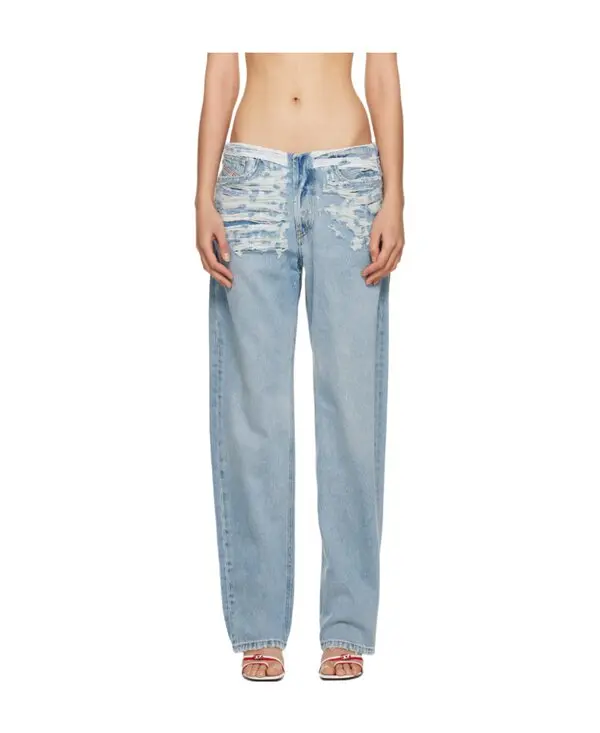 DIESEL® Logo Denim Trousers