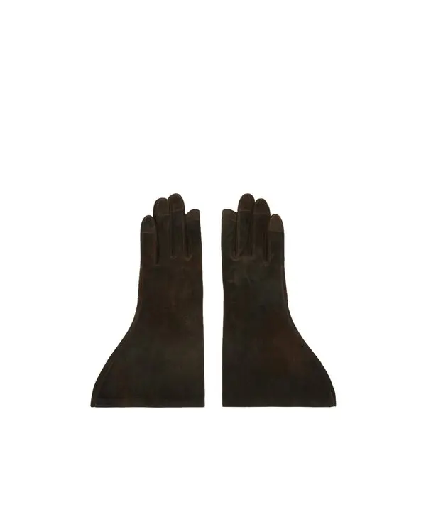 Rick Owens Concordian Gleam Gloves - Black
