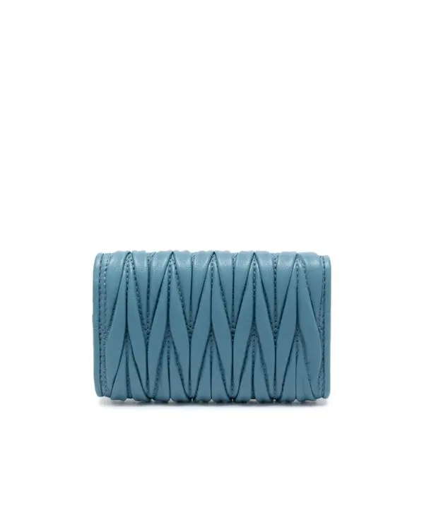 Miu Miu Matelassé Key Holder Wallet
