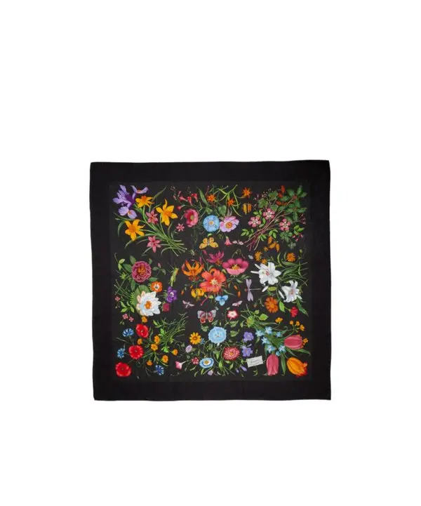 Gucci Floral Print Shawl - Multicolor