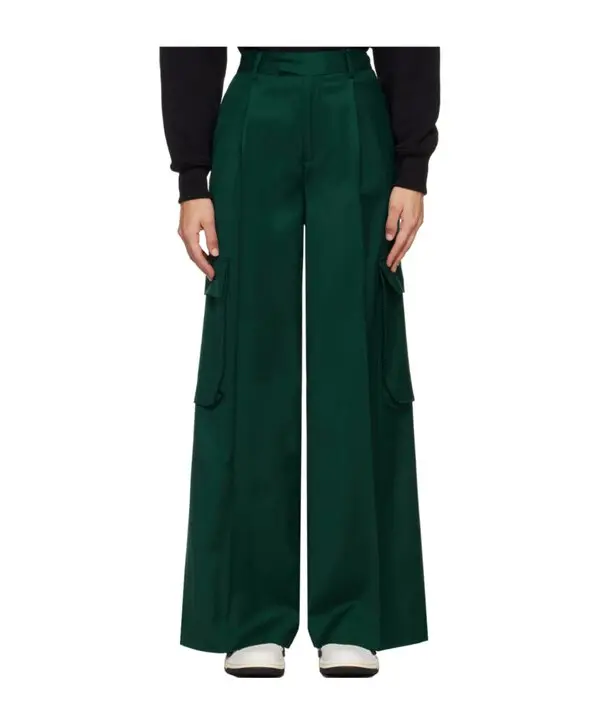 Amiri Pleated Wide-leg Cargo Pants