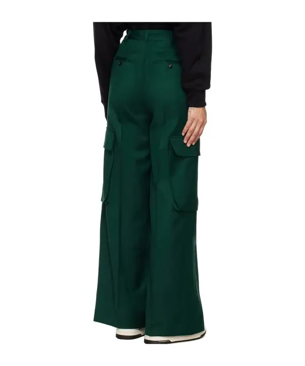 Amiri Pleated Wide-leg Cargo Pants
