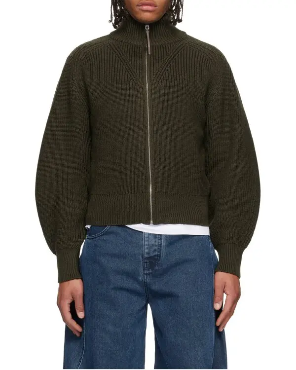 Jacquemus Zip-up Knitted Cardigan