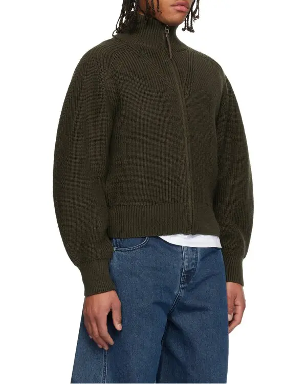 Jacquemus Zip-up Knitted Cardigan